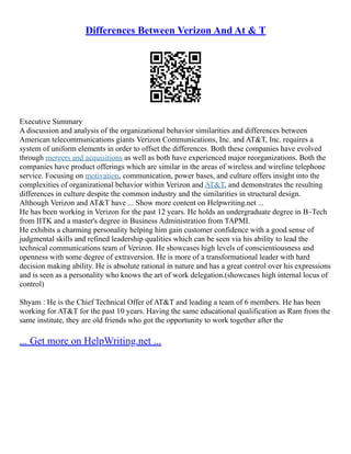 5 Forces Model Of Verizon | PDF