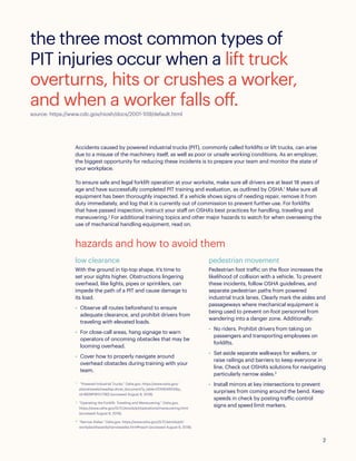 5 Forklift Hazardsto Eliminate from the Workplace - By Randstad | PDF