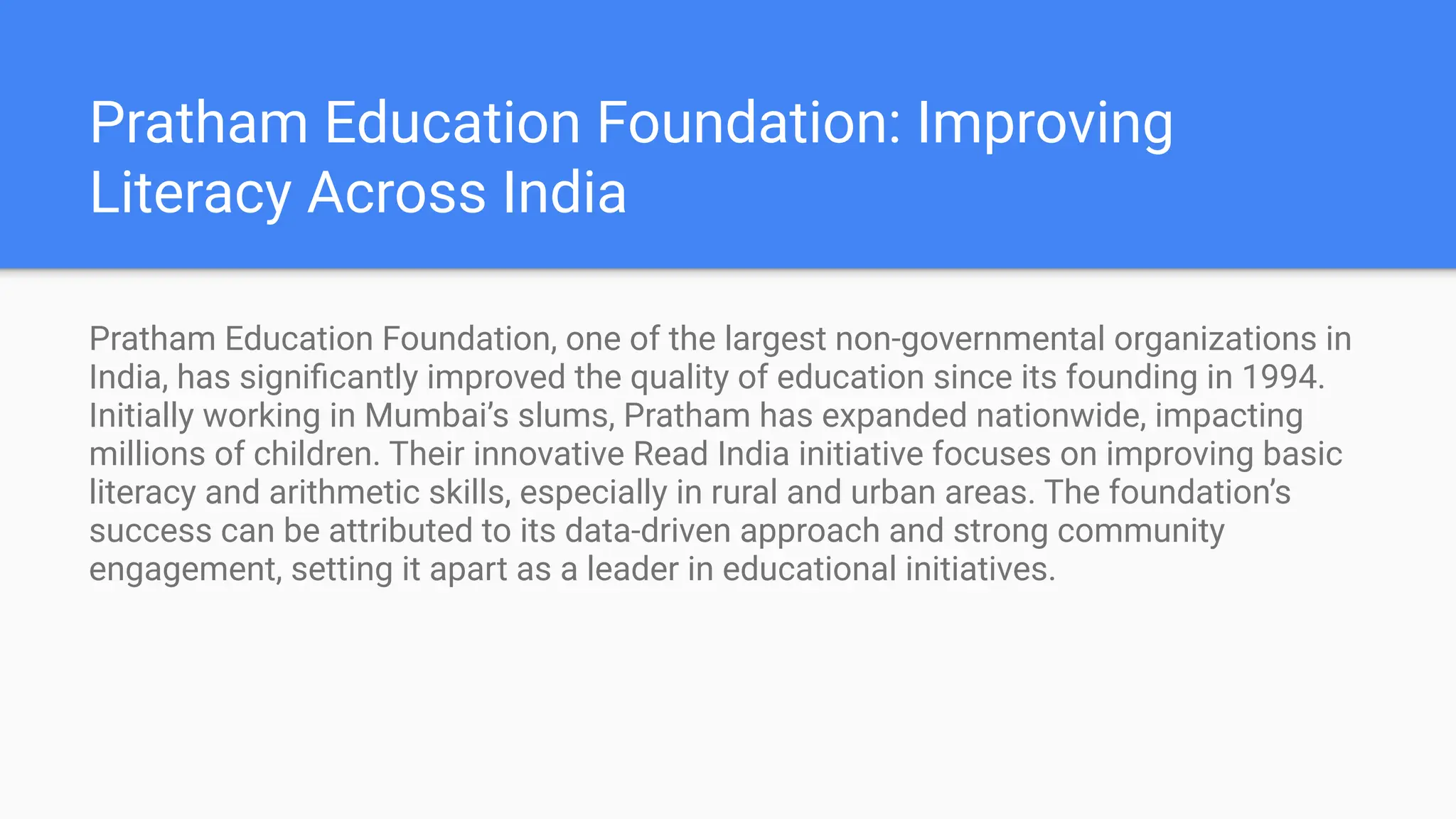 5 Foundations Transforming the Lives of Underprivileged Students in India.pdf | Non-Profit ...