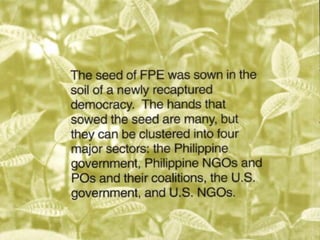 Reminiscing & Remembering: FPE Beginnings | PDF