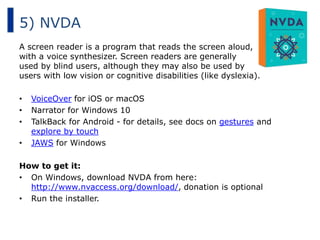 5 free tools for web accessibility testing | PPT
