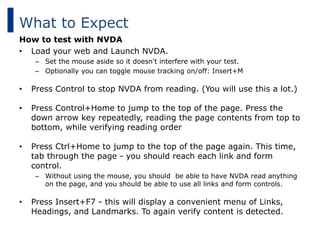 5 free tools for web accessibility testing | PPT
