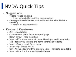 5 free tools for web accessibility testing | PPT