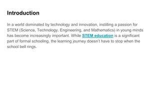 5 Fun and Educational STEM Activities to Try at Home.pptx | Geology ...