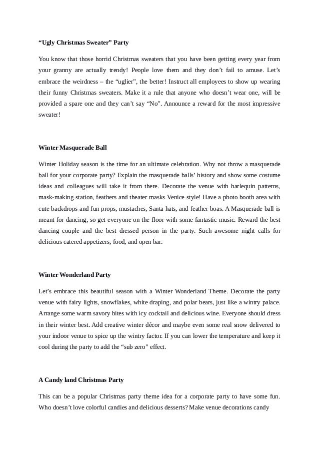 5 Fun Corporate Party Ideas For Holiday Celebrations 5-fun-corporate-party-ideas-for-holiday-celebrations