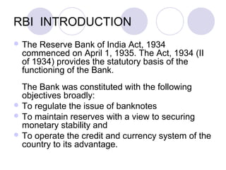 5 functions of rbi | PPT