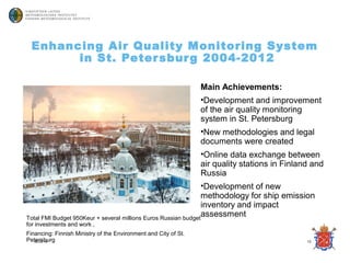 Case Finnish Meteorological Institute: Russia and Central Asia | PPT