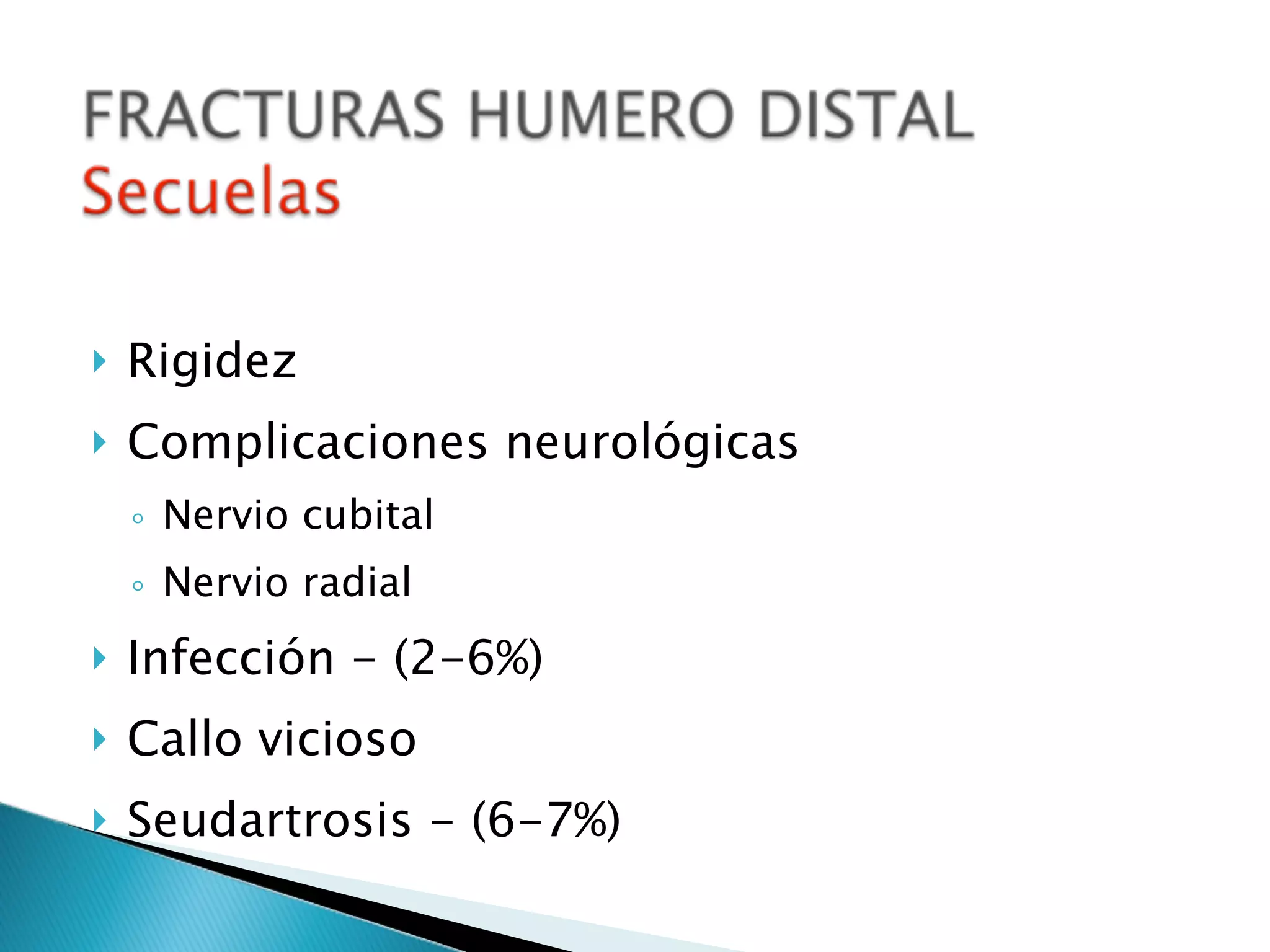 5 fx humero distal adultos Dr. Miguel Mite | PPT