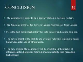 5G TECHNOLOGY | PPTX