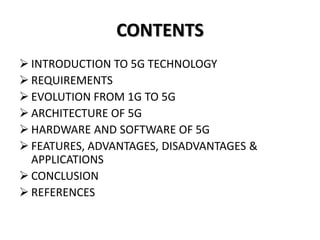 5G Mobile Technology-By TAHMID RONGON | PPTX