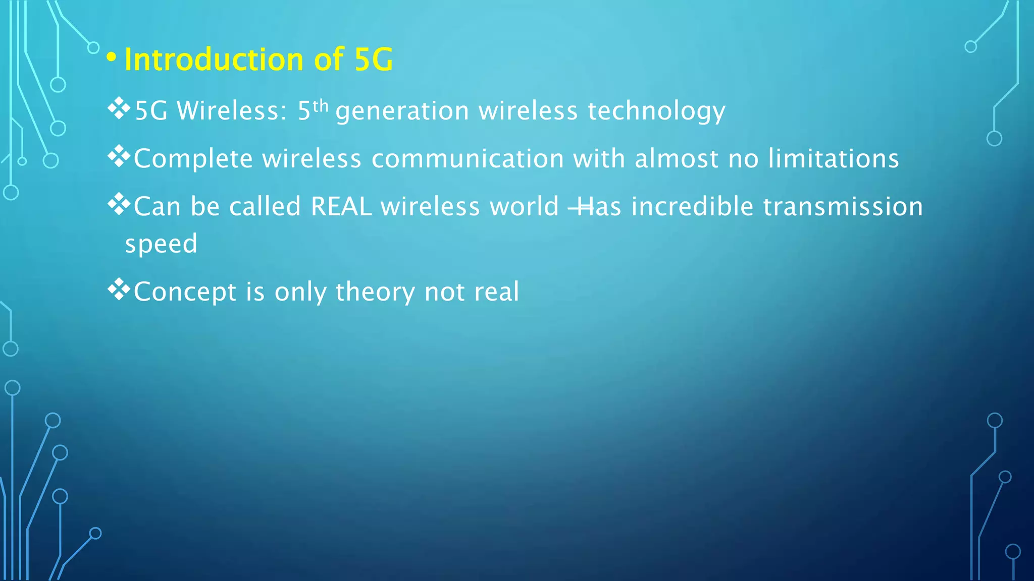 5G-Technology Impact | PPTX
