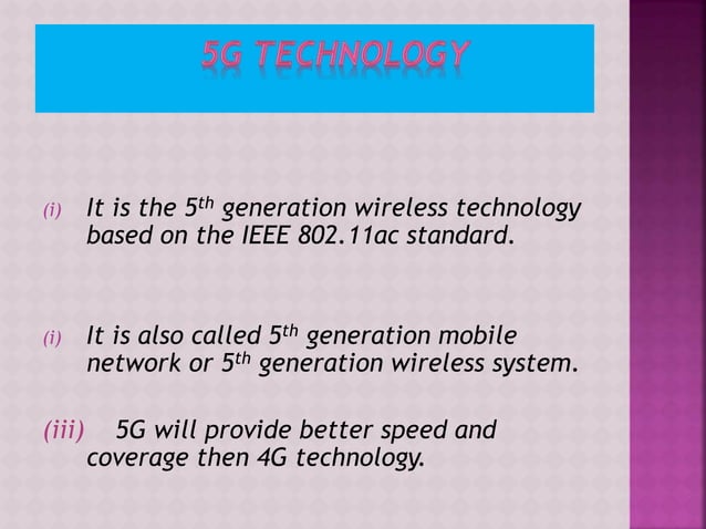5g networking technology | PPT