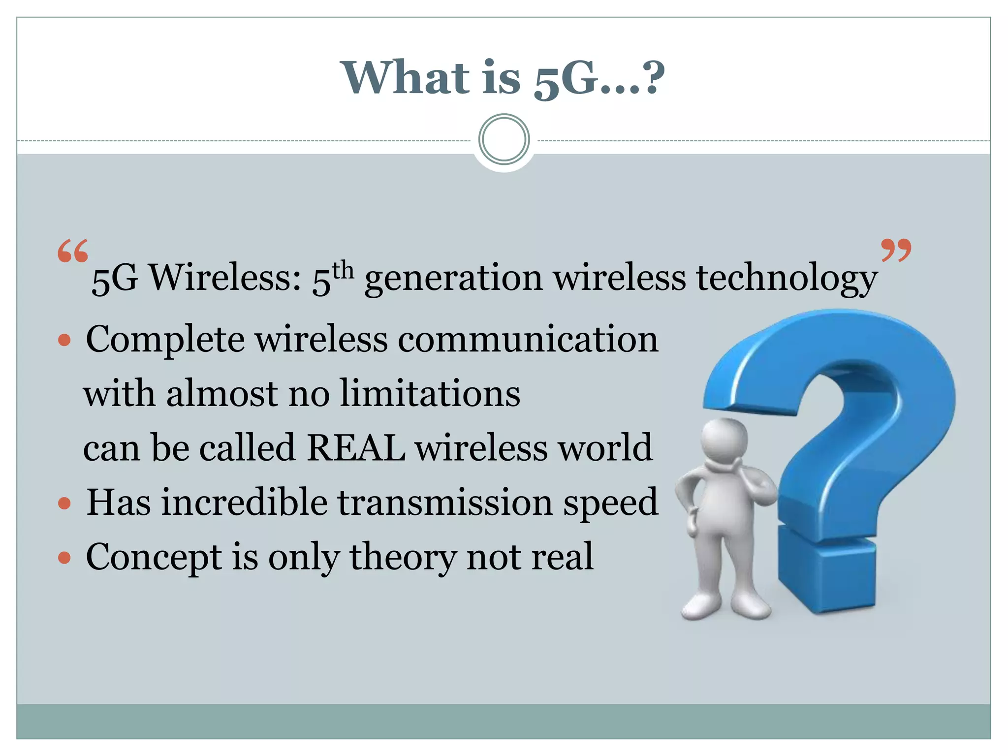 5G Technology | PPT