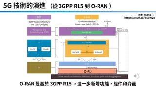 5G O-RAN 技術演進.pptx