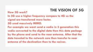 5G slides for overview of MIMO and Beamforming | PPT