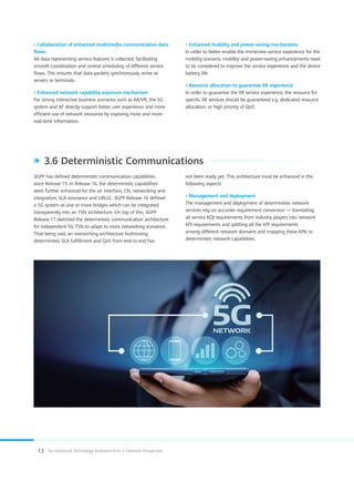 5G-Advanced Technology Evolution from a Network Perspective White Paper ...