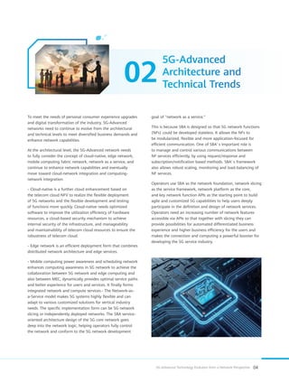 5G-Advanced Technology Evolution from a Network Perspective White Paper ...