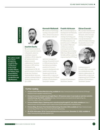 Ericsson Technology Review: Boosting smart manufacturing with 5G ...