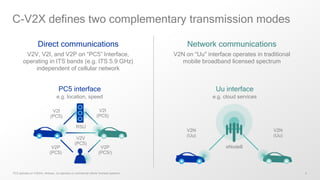 5G and Automative : Cellular V2X (vehicle-to-everything) | PDF