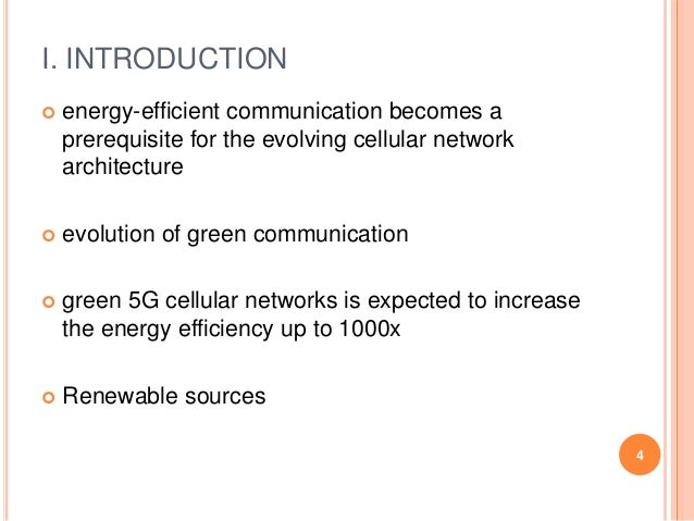 5G green communication