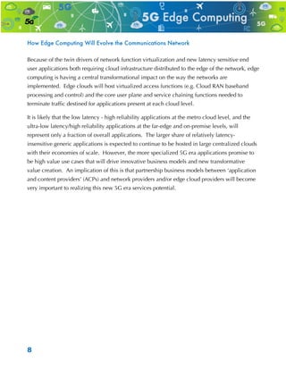 5G Edge Computing Whitepaper, FCC Advisory Council | PDF | Cloud Computing | Internet