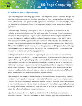5G Edge Computing Whitepaper, FCC Advisory Council | PDF | Cloud Computing | Internet