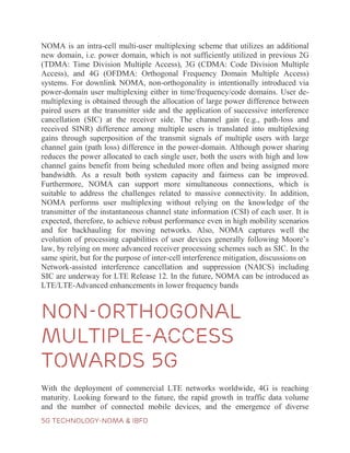 5G -NOMA & IBFD | PDF