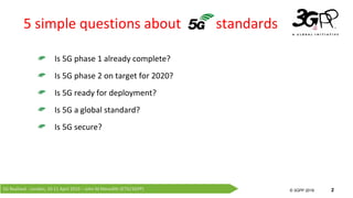 5 simple questions about 5G standards | PPT