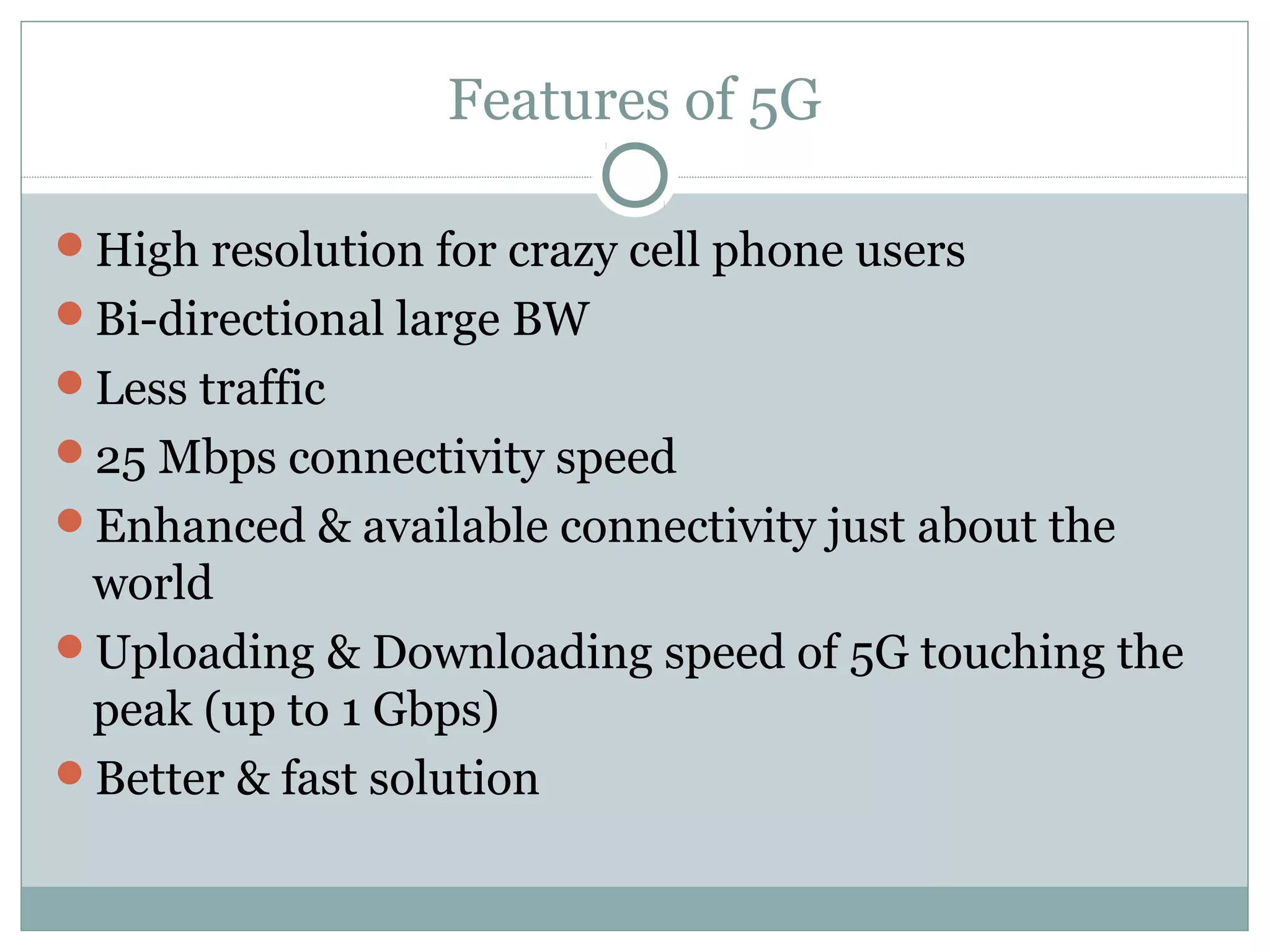 5G technology-ppt | PPT