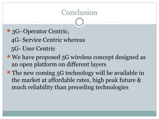 5G technology-ppt | PPT