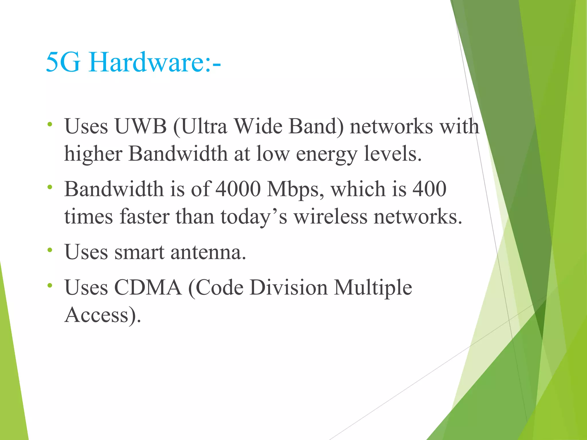 Powerpoint presentation on 5G wireless technology | PPT