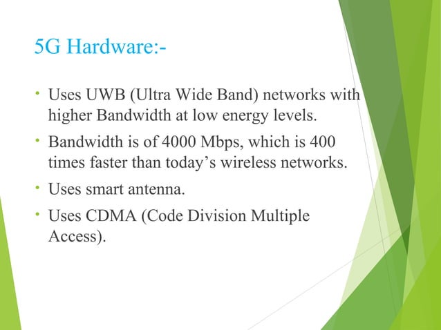 Powerpoint presentation on 5G wireless technology | PPT