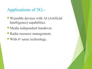 Powerpoint presentation on 5G wireless technology | PPT