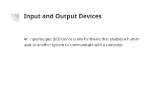 Computer History, Software, Hardware, Classification & Computer Input ...