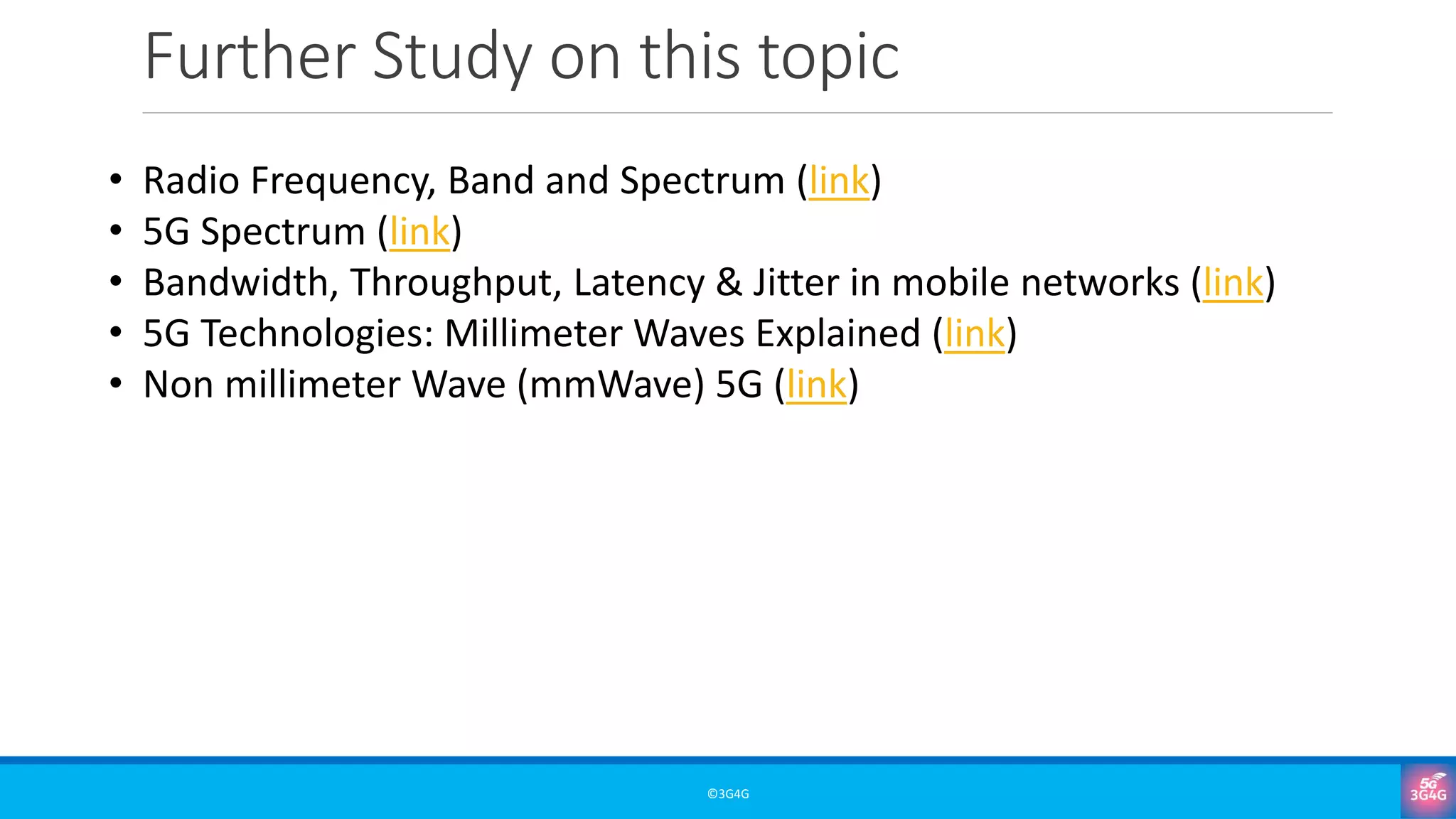 Part 8: 5G Spectrum - 5G for Absolute Beginners | PDF
