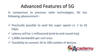 5G Advanced Features | PPTX | Computer Networking | Computing