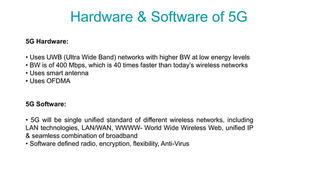 5G and 6G.pptx | Computer Networking | Computing