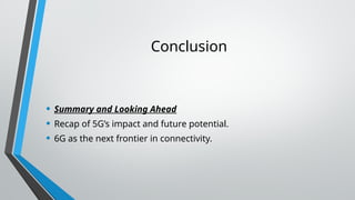 5G and Beyond, introduction, working,future scope | PPTX