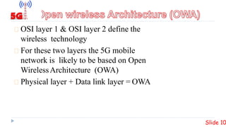 5 g architecture and application | PPT