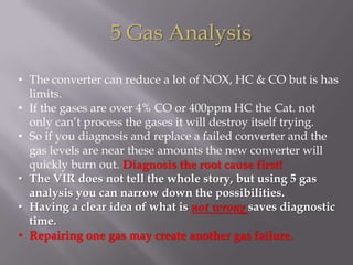 VVC AUTO 85.5 - Smog Technician - Level 1 - 5 gas analysis | PPT