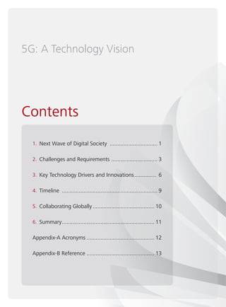5G a Technology Vision | PDF