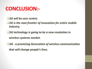 5g presentation | PPTX | Computer Networking | Computing