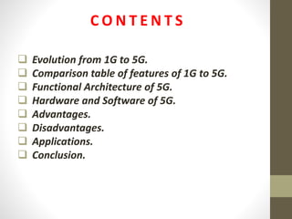 5g presentation | PPTX | Computer Networking | Computing