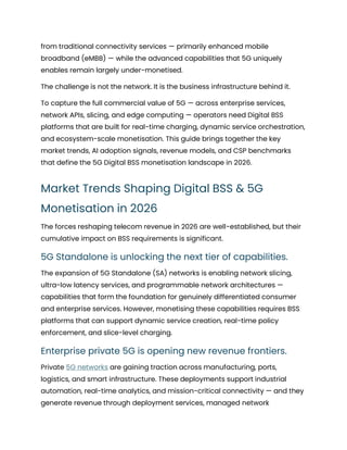 The 2026 Guide to 5G Digital BSS Monetisation: Trends, Models ...