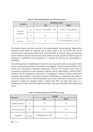 5 g channel model for bands up to 100 g hz - second revisioin | PDF