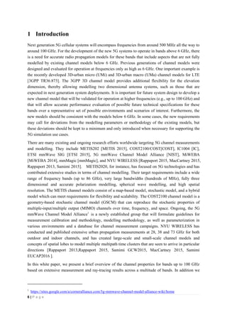 5 g channel model for bands up to 100 g hz - second revisioin | PDF