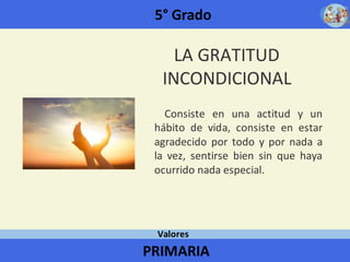 5° GRADO EDUCACIÓN EN VALORES | PDF