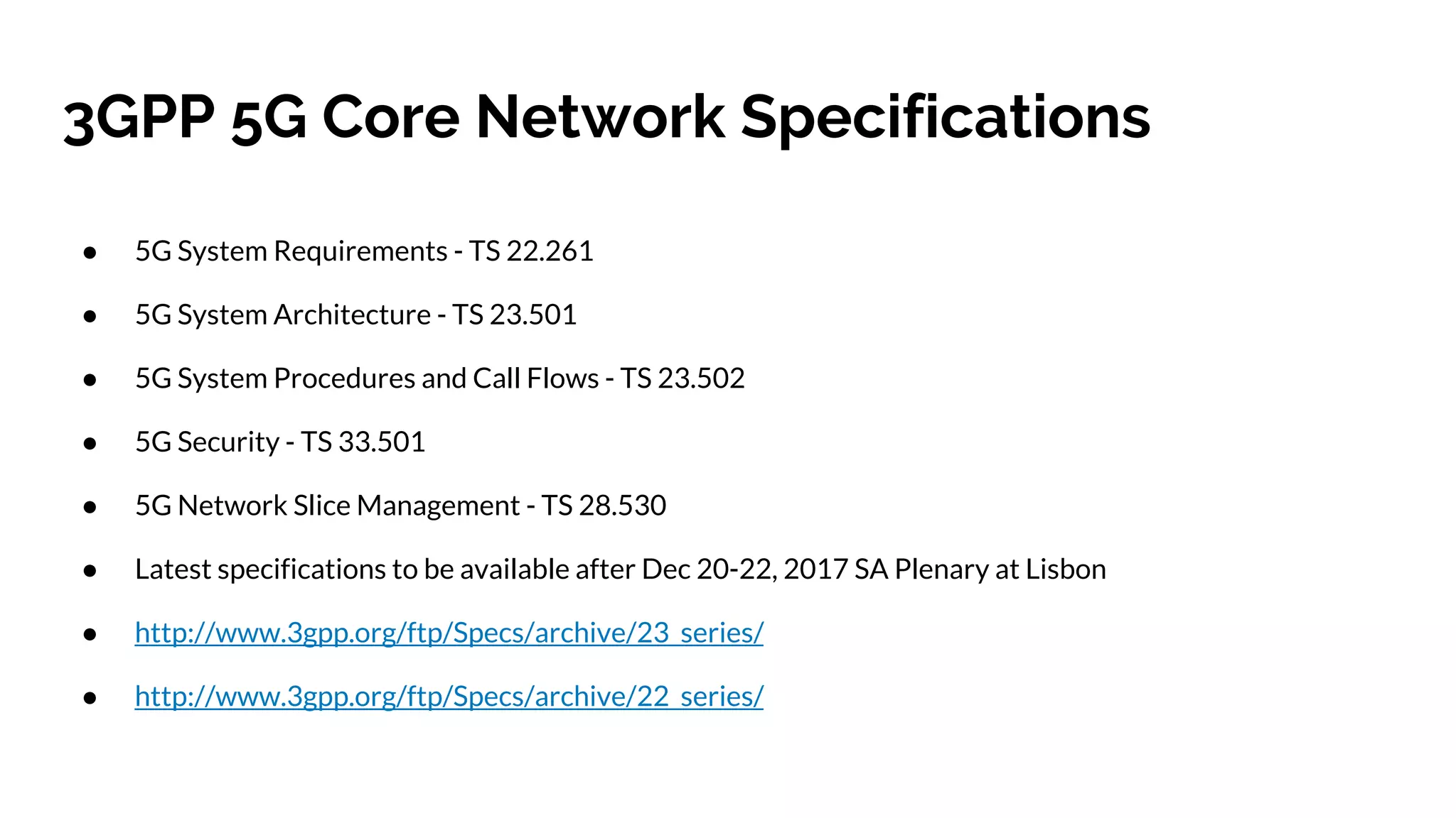 5 g core network and the cloud - A standards perspective | PPT | Free ...
