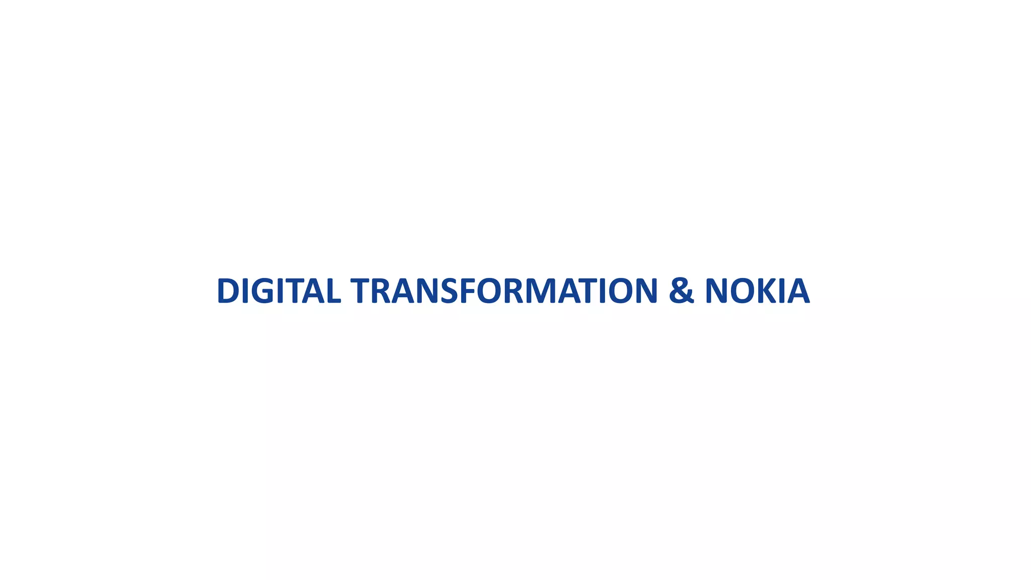 5G Digital Transformation Strategy in Nokia Hellas | PDF