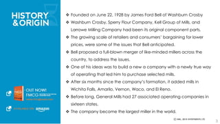 General Mills - History, Evolution, Present and the Future | PPTX